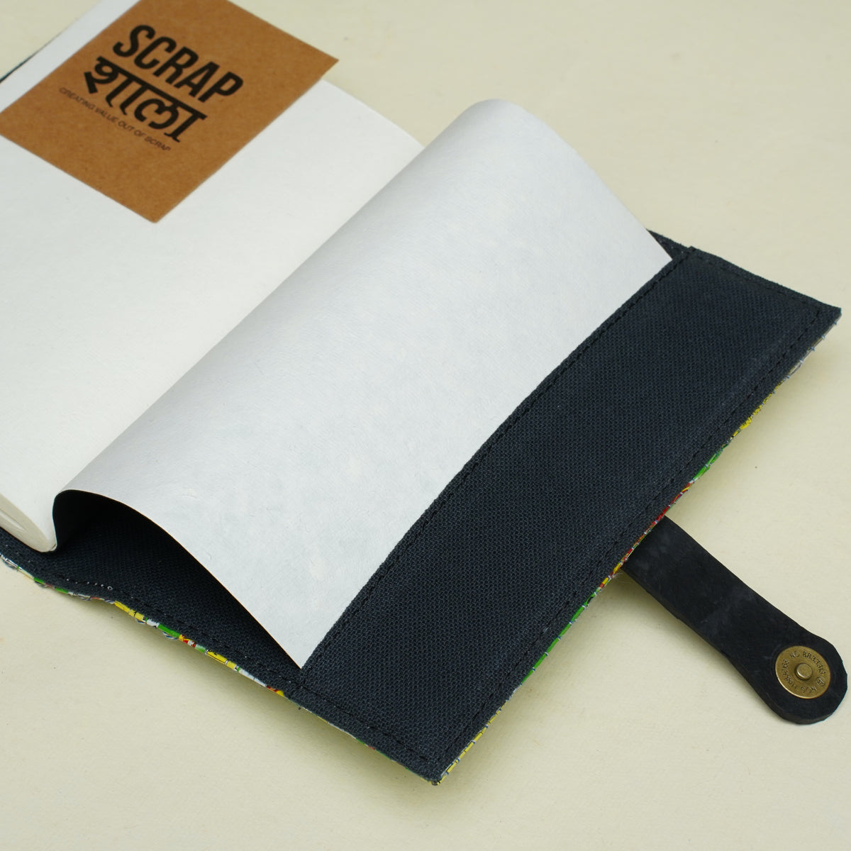 Buy Upcycled Diary|Reusable cover|Recycled paper|Magnetic flap|made in ...