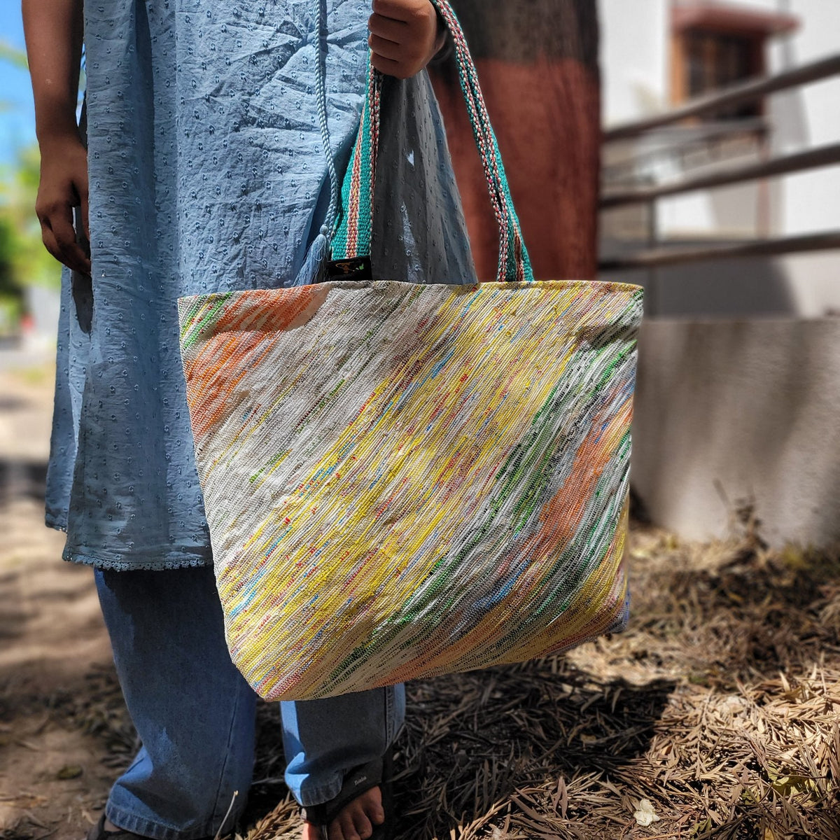 Buy reCharkha EcoSocial EcoSocial Beach Bag Online - Our Better Planet