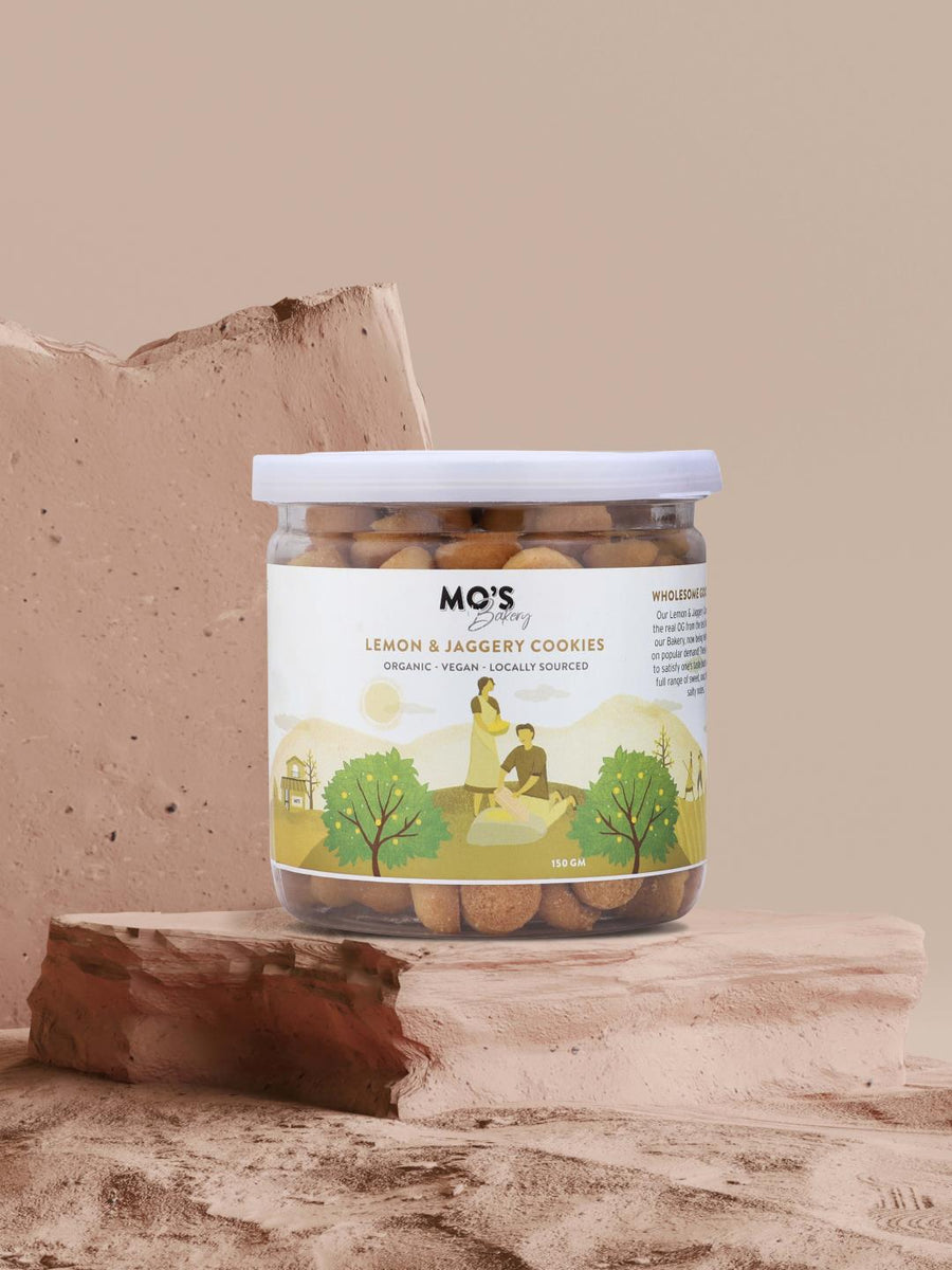 Buy Mos Bakery Lemon Jaggery Cookies Online - Our Better Planet